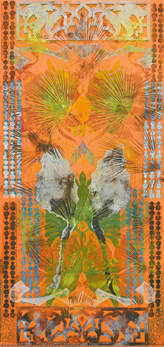 Entrance with Palms by Philip Taaffe Philip Taaffe | ArtsDot.com