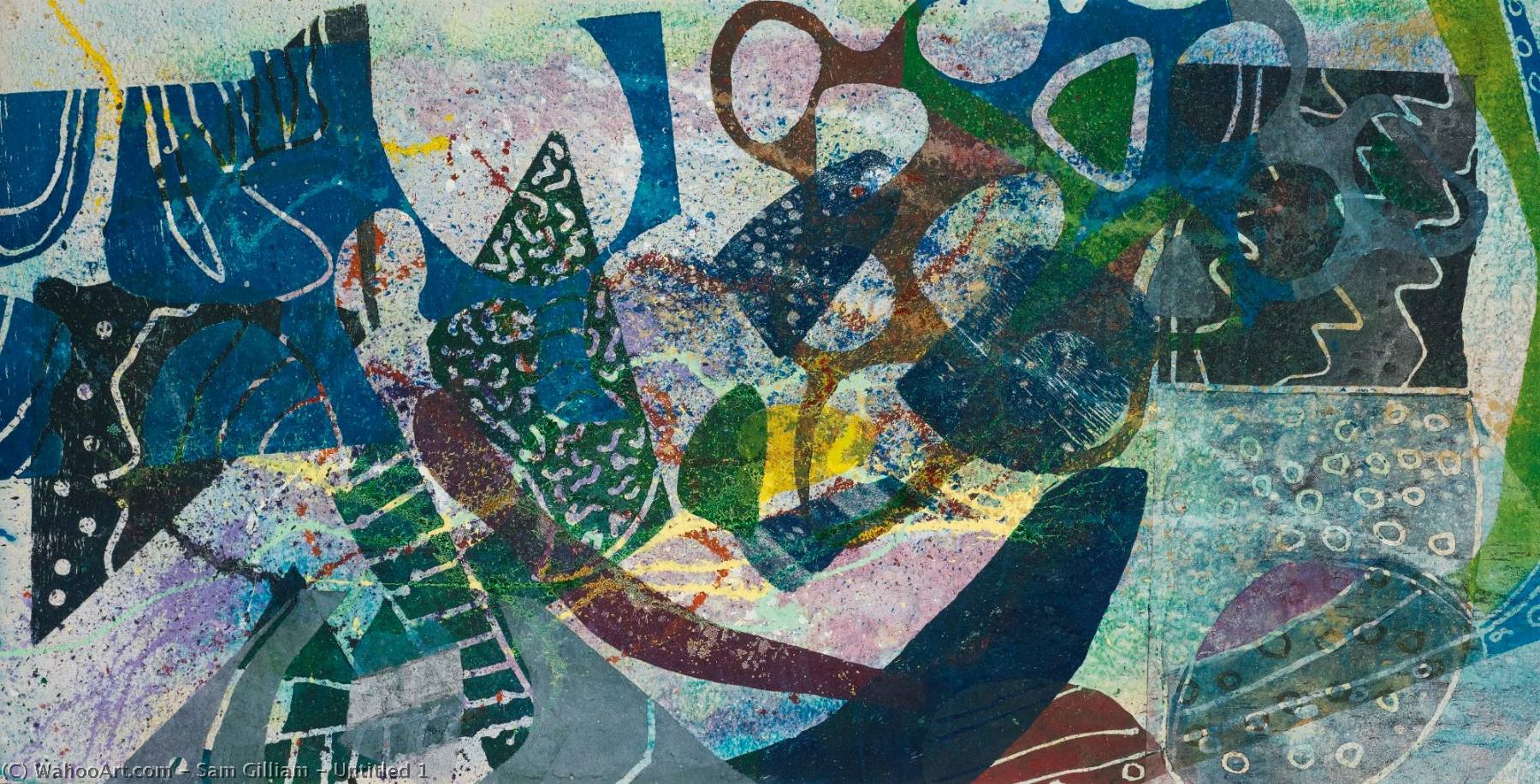 Untitled 1 by Sam Gilliam (1933-2022, United States) Sam Gilliam ...