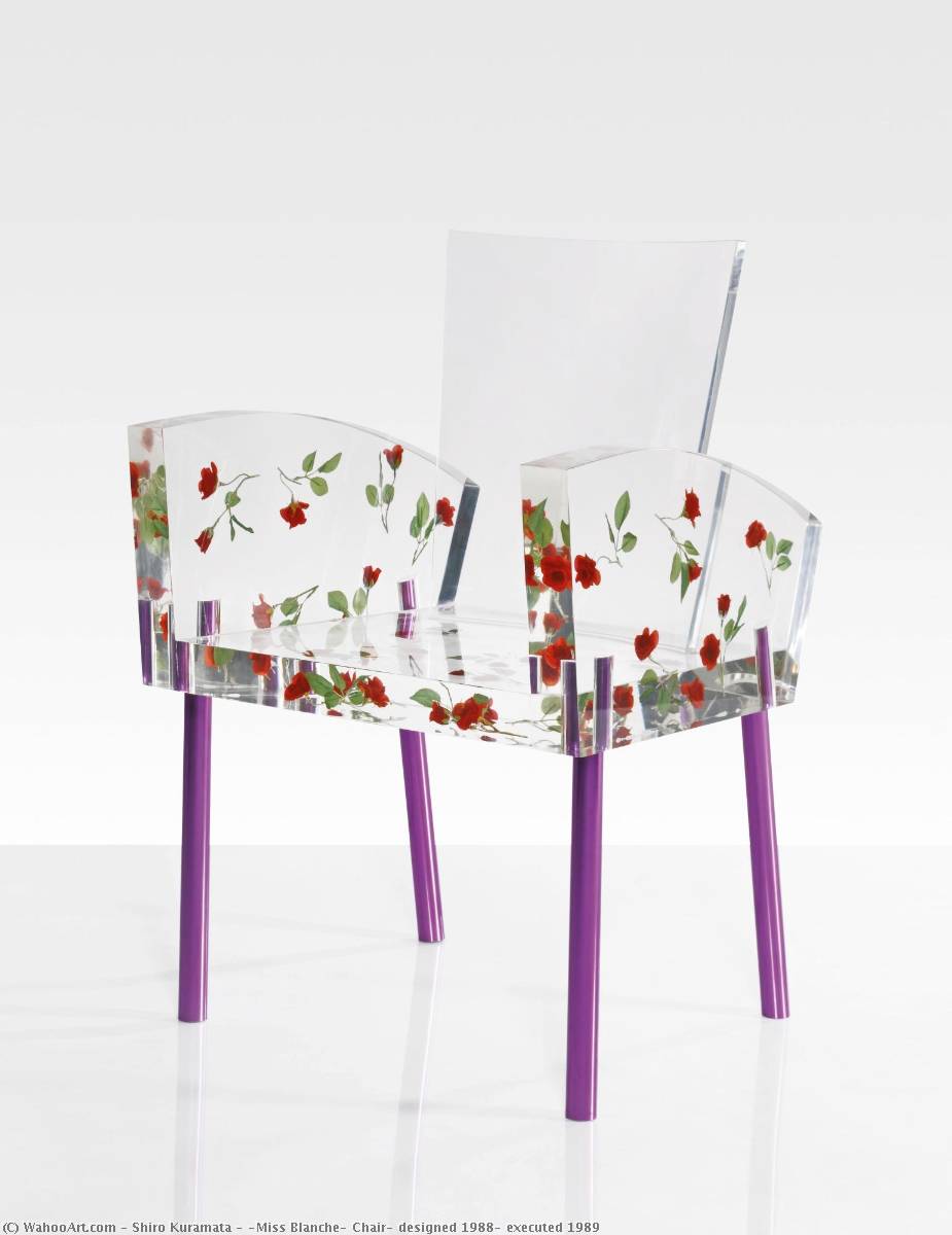 `Miss Blanche` Chair, designed 1988, executed 1989 by Shiro Kuramata ...