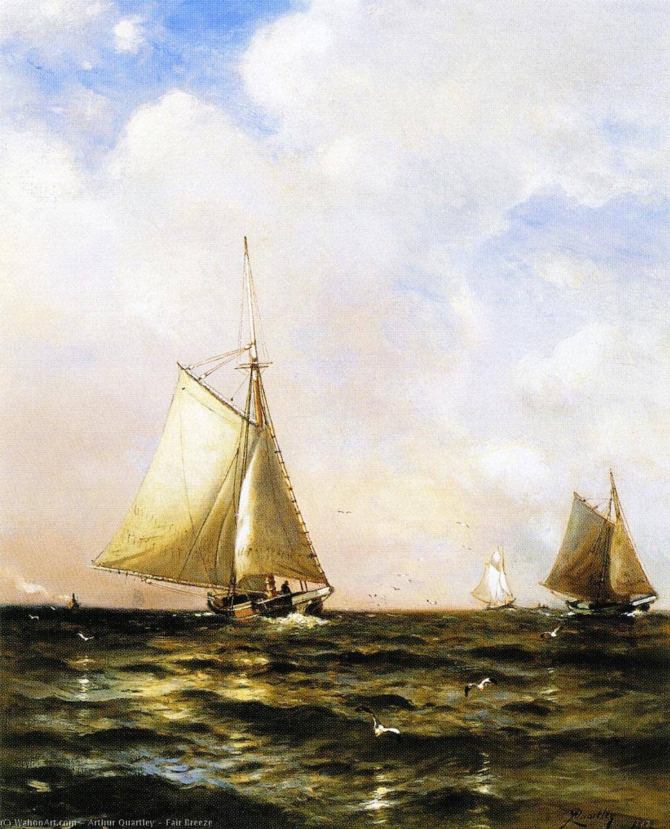 Adquirir Reproduções De Pinturas Breeze justo, 1882 por Arthur Quartley ...