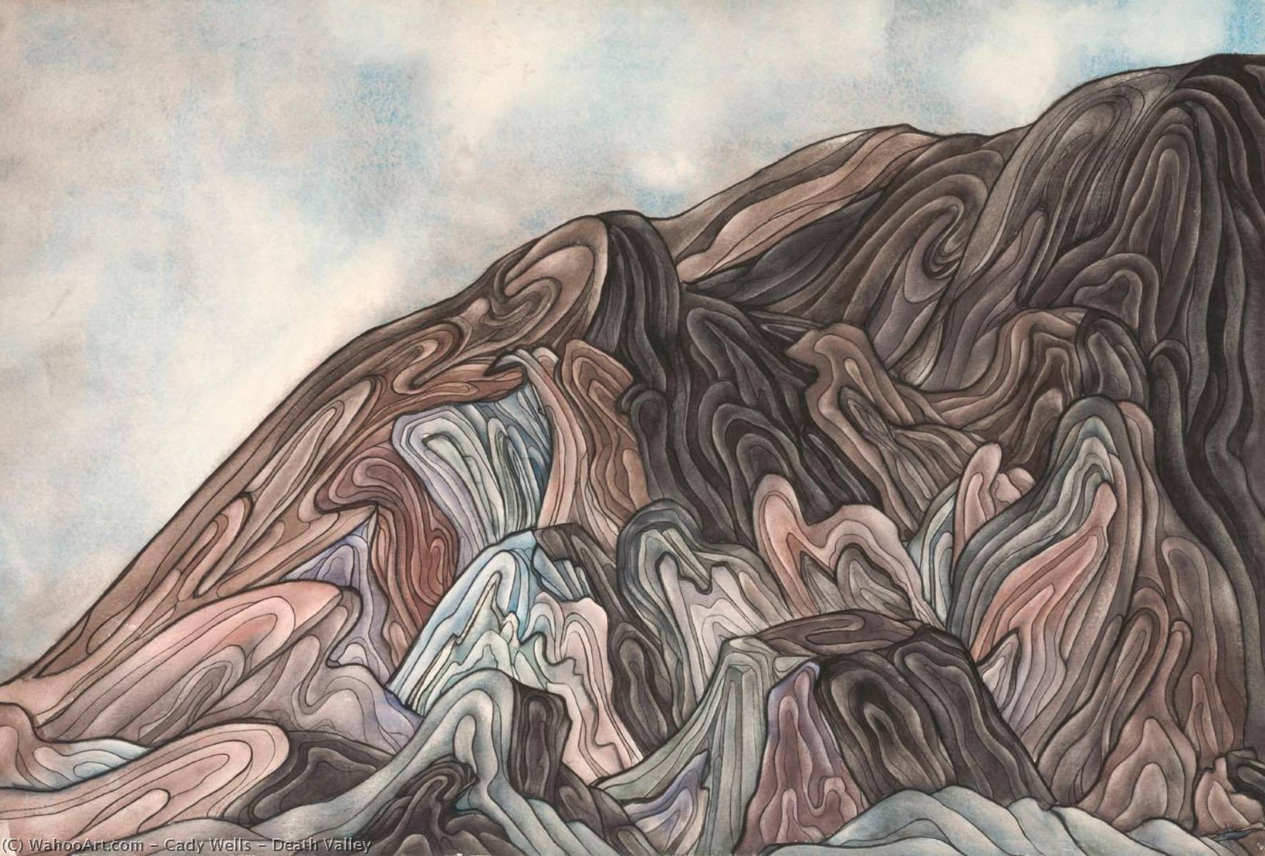 Achat Réplique De Peinture Vallée de la mort, 1937 de Cady Wells (1904 ...