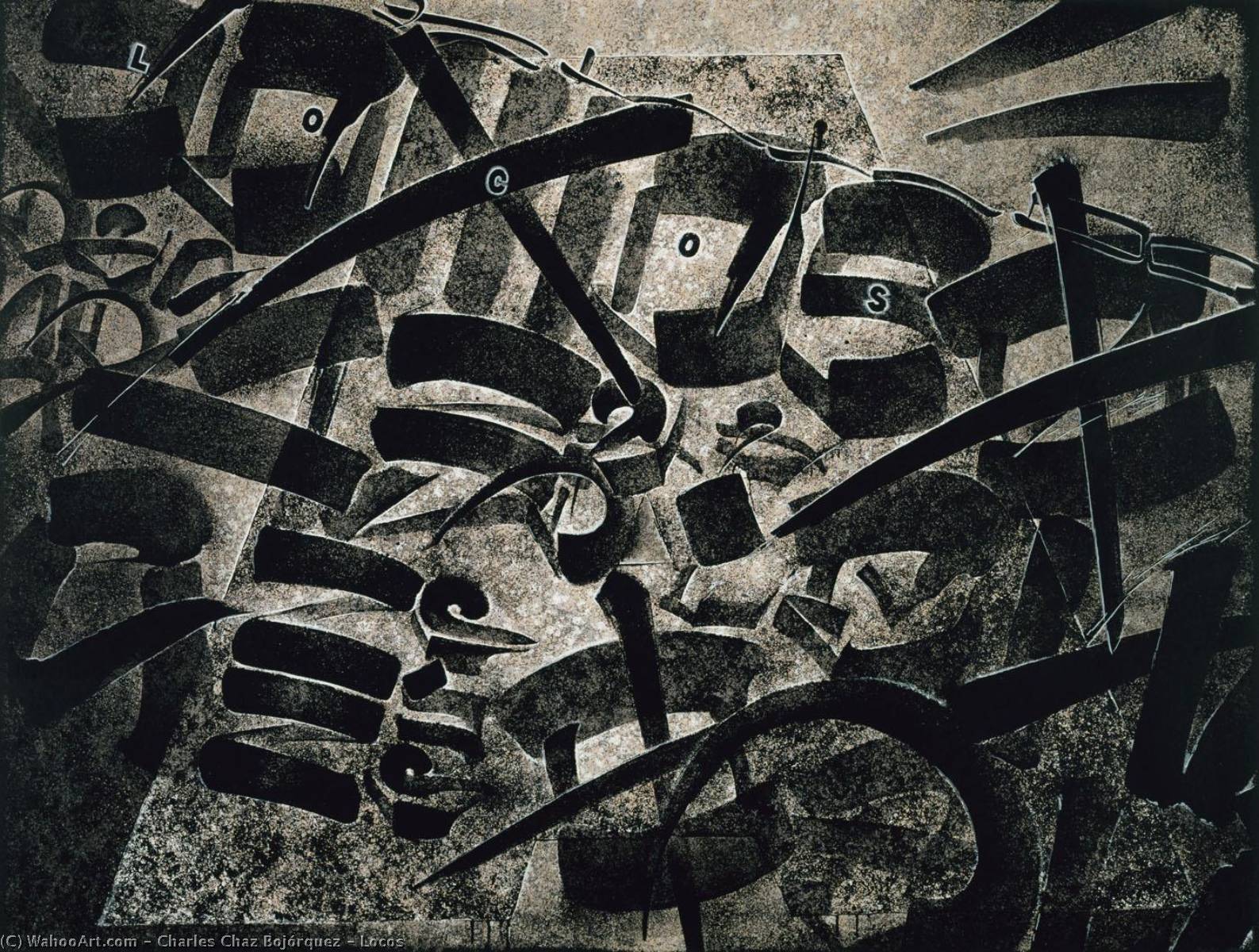 Locos, 1990 by Charles Chaz Bojórquez Charles Chaz Bojórquez | ArtsDot.com