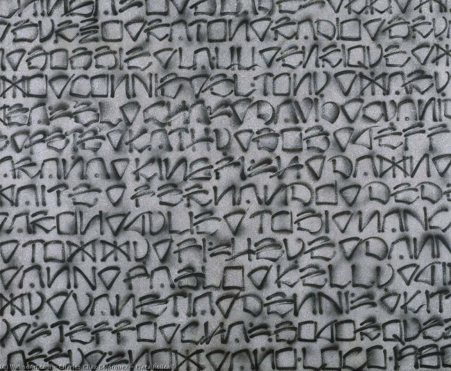 Placa Rollcall, 1980 by Charles Chaz Bojórquez Charles Chaz Bojórquez ...