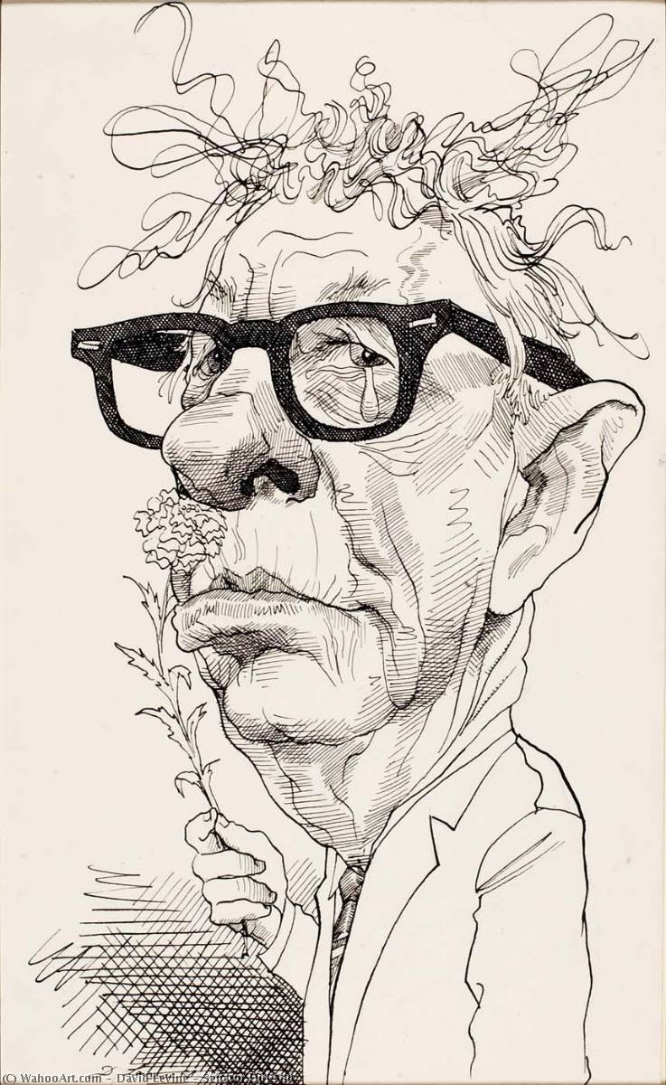 Senator Dirkson, 1968 by David Levine (1926-2009, United States) David ...