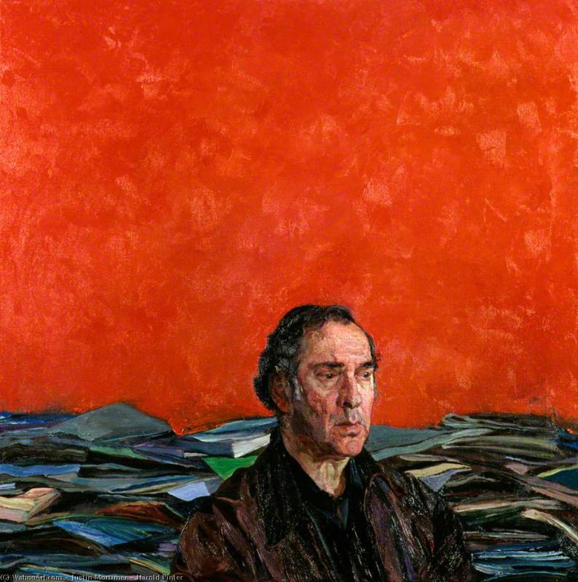 Harold Pinter, 1992 por Justin Mortimer Justin Mortimer | ArtsDot.com