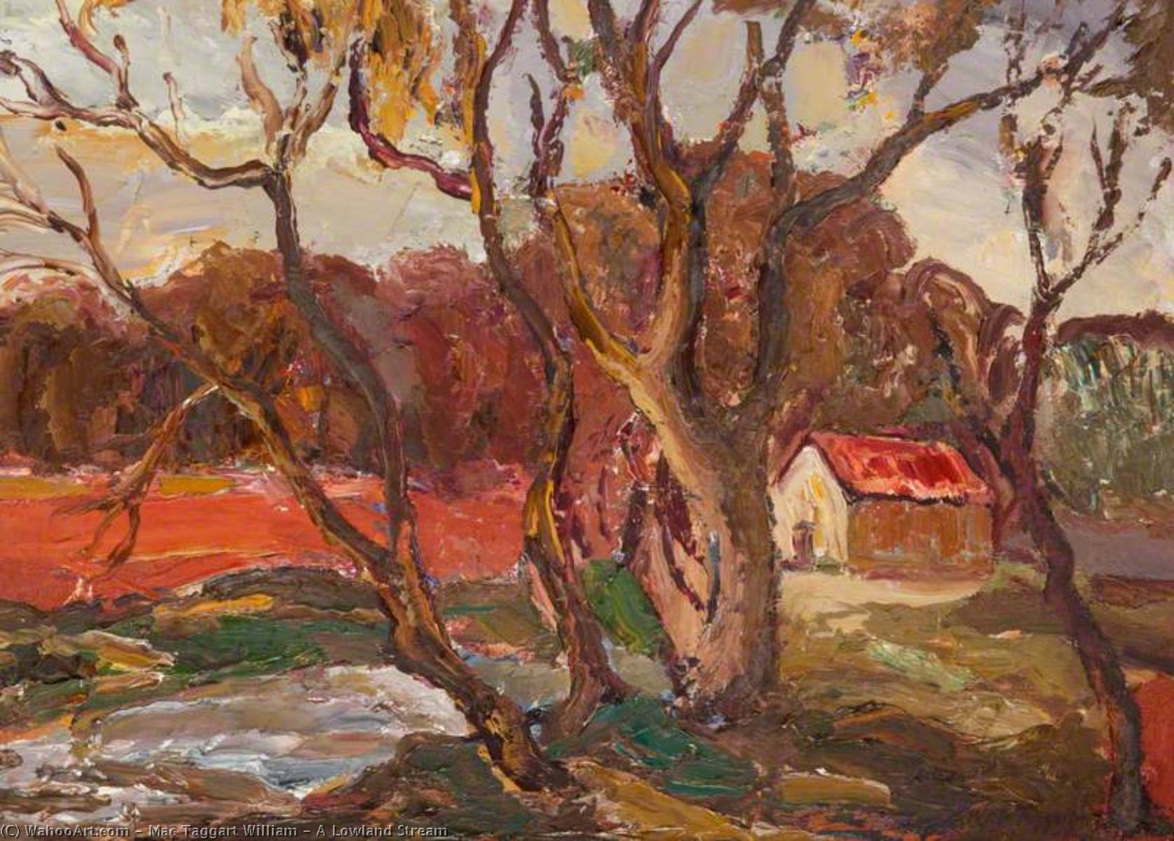 Reproducciones De Pinturas A Lowland Stream de William Mactaggart ...