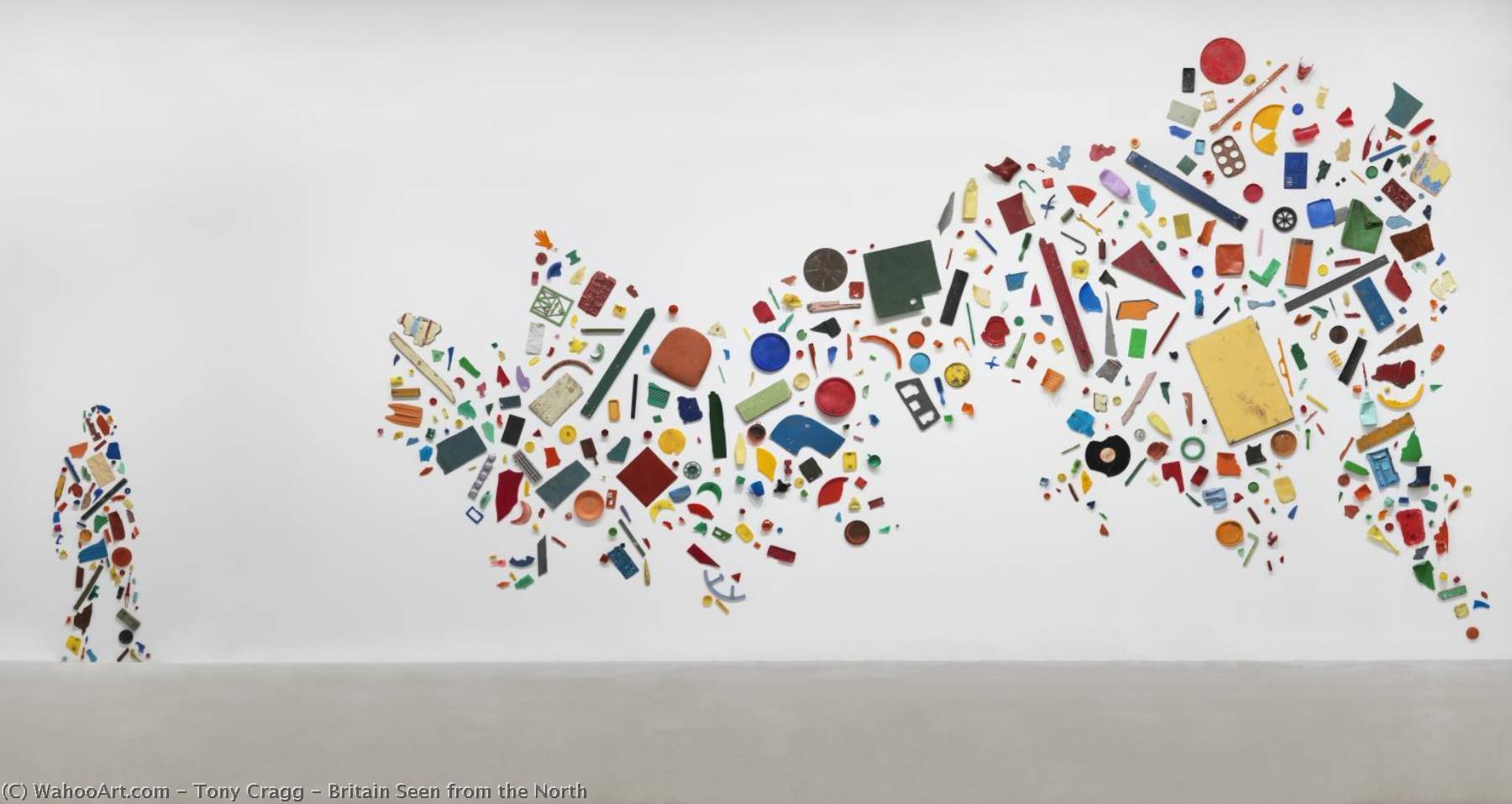 从北方看到的英国, 1981 通过 Tony Cragg Tony Cragg | ArtsDot.com