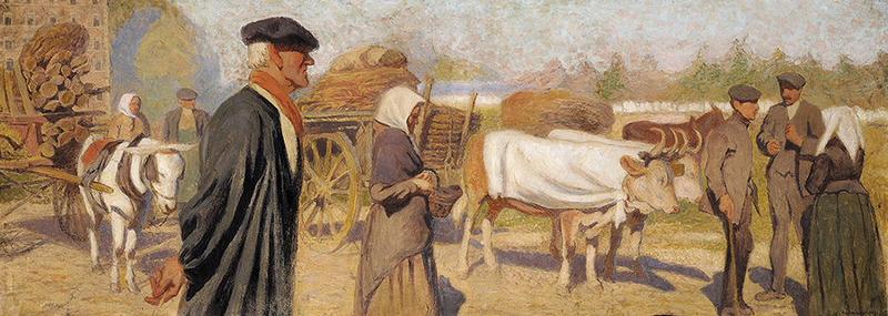 Репродукции Произведений Искусства L`Arrivée au marché по Camille Félix ...