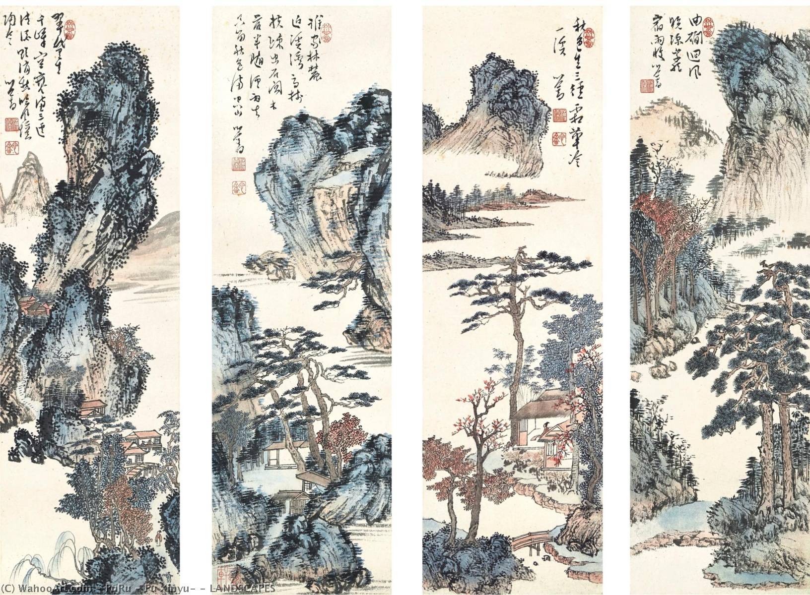 Purchase Oil Painting Replica LANDSCAPES by Puru ( Pu Xinyu) (Inspired ...