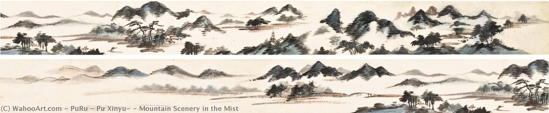 Compre Museu De Reproduções De Arte Cenários de Montanha no Mist por ...