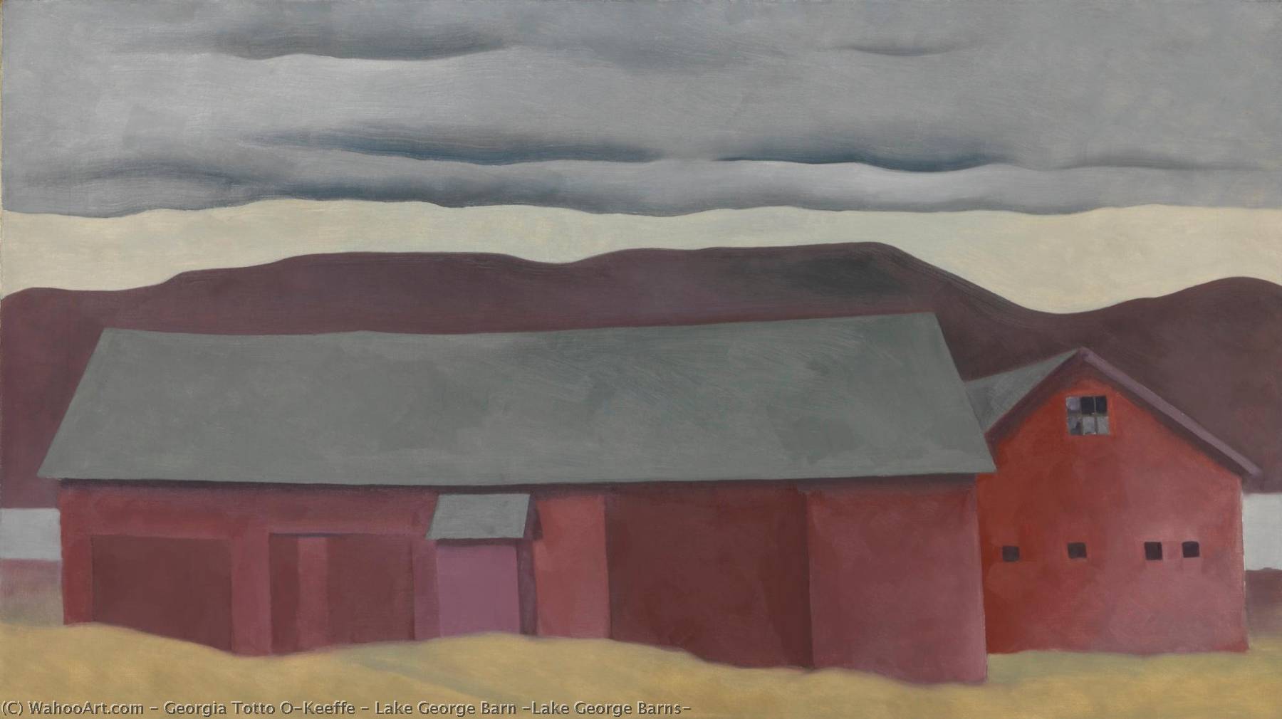 Museum Art Reproductions Lake George Barn (Lake George Barns), 1929 by ...