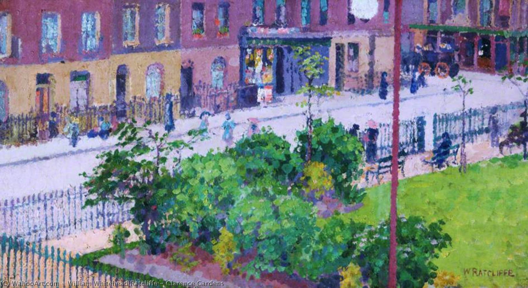 Buy Museum Art Reproductions Clarence Gardens by William Whitehead ...