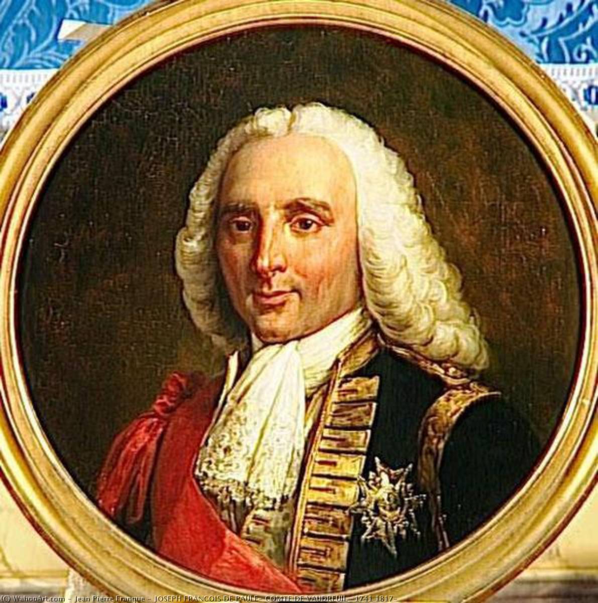 Get Art Reproductions JOSEPH FRANCOIS DE PAULE, COMTE DE VAUDREUIL ...