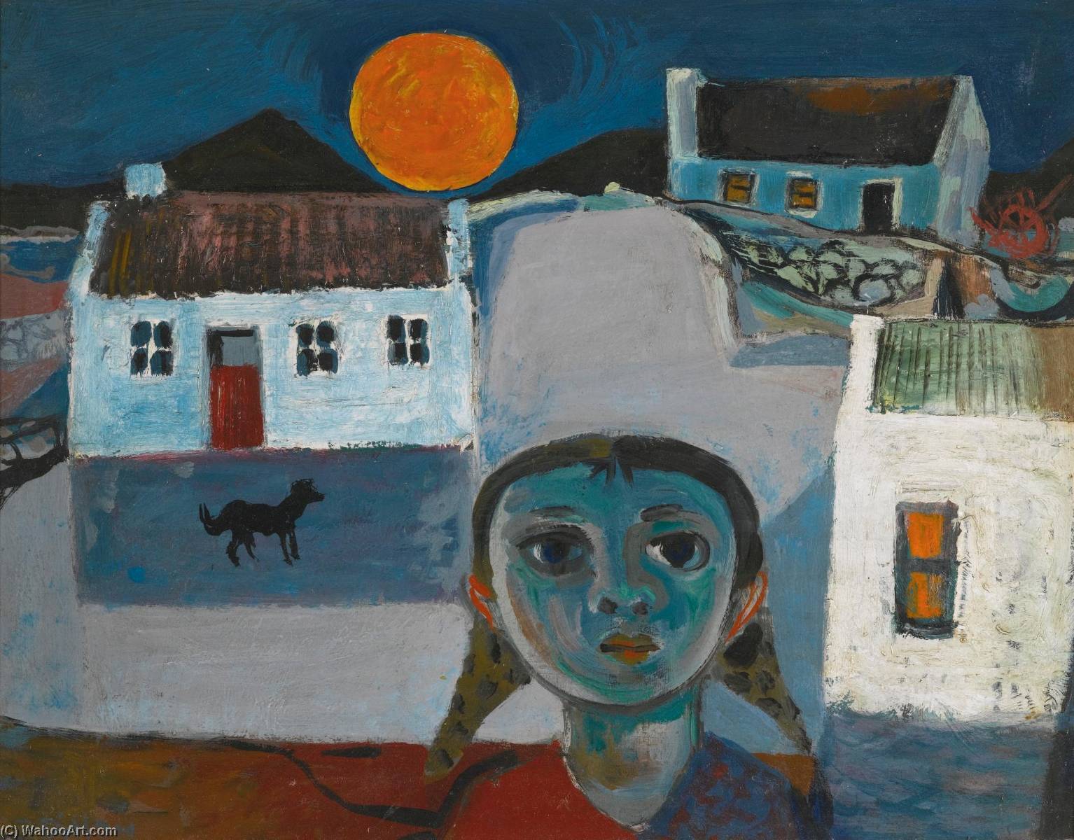 Artwork Replica My delight by Gerard Dillon (Inspired By) (1916-1971 ...