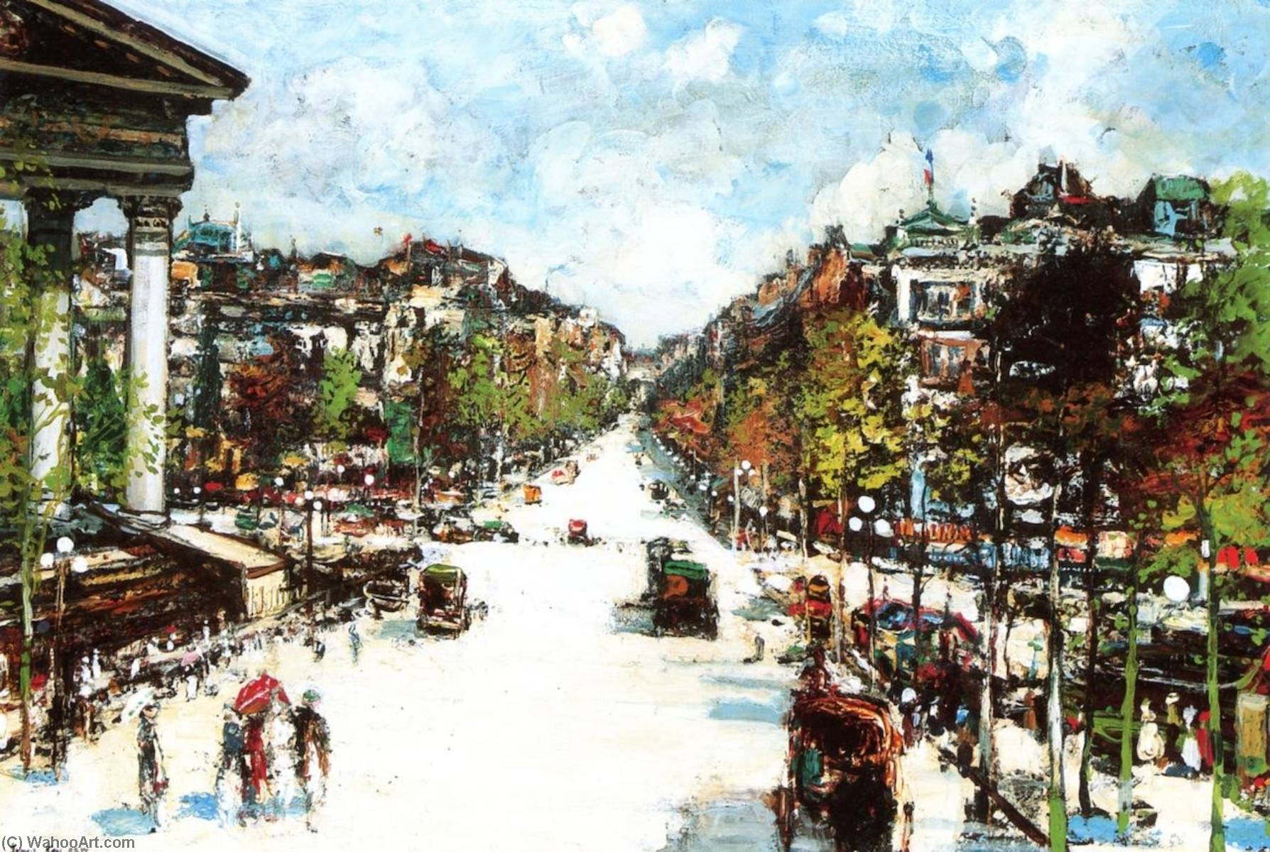 Purchase Oil Painting Replica The Madeline and Rue Royal, Paris by ...