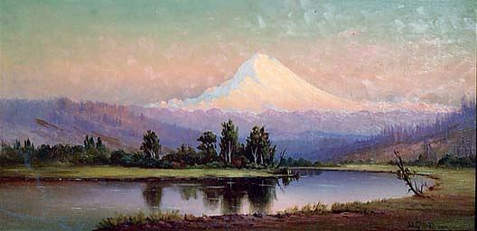 Obtenir Reproductions De Peintures Bonsoir, Mt Tacoma, (peinture), 1883 ...