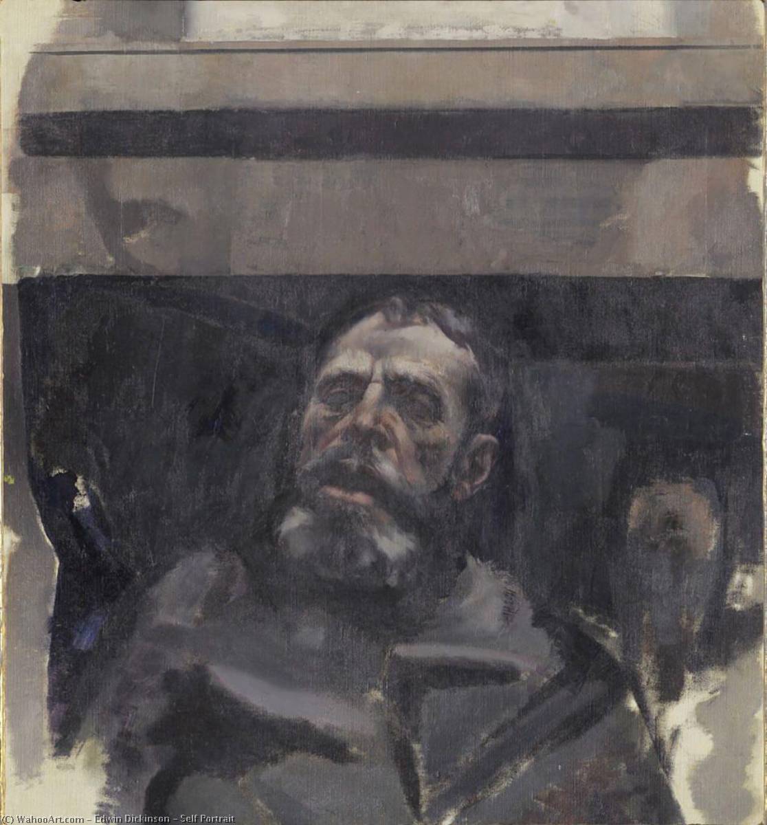 Commander Reproductions D'art Auto-portrait, 1954 de Edwin Dickinson ...