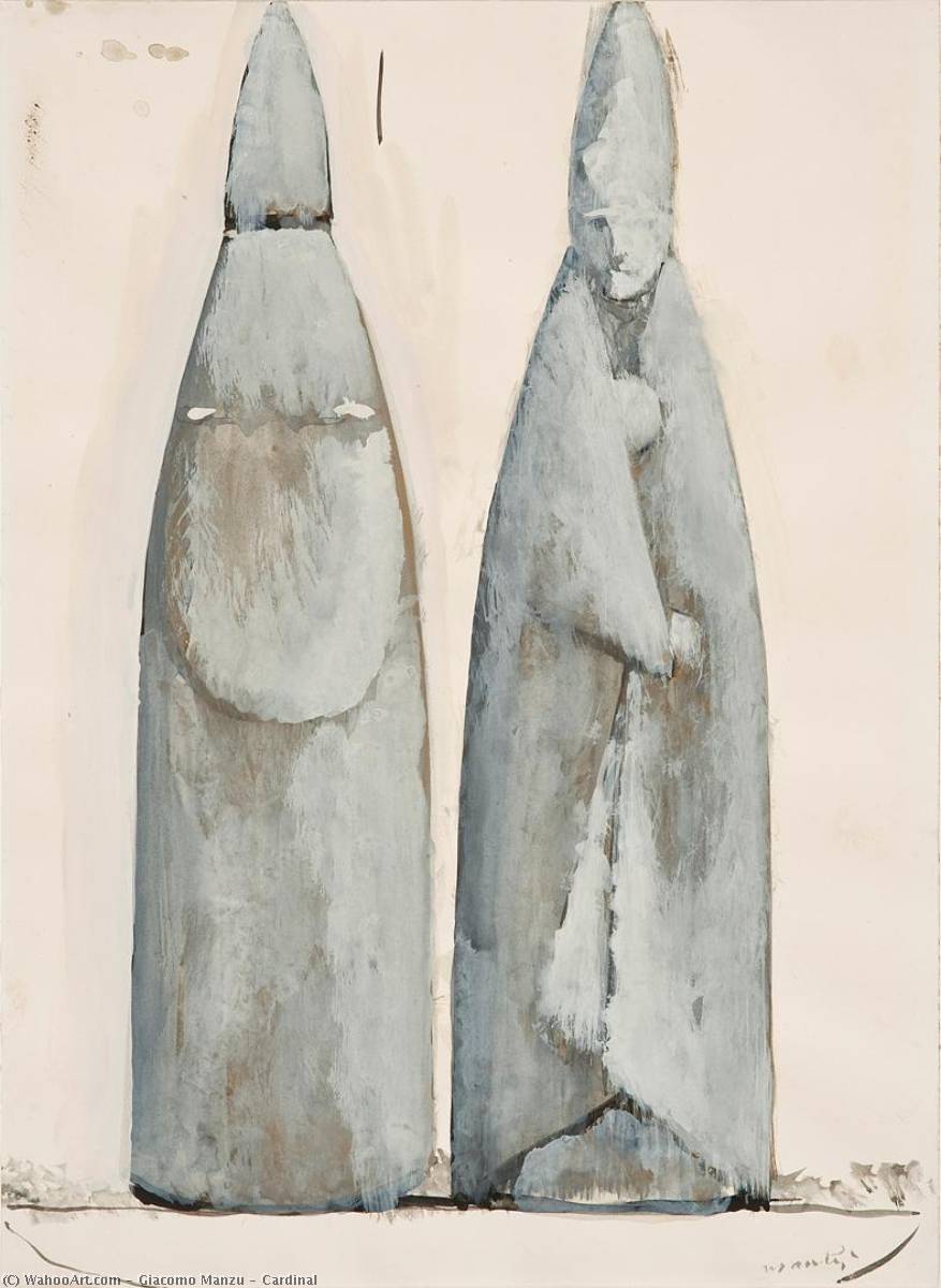 Paintings Reproductions Cardinal, 1963 by Giacomo Manzu (Inspired By ...
