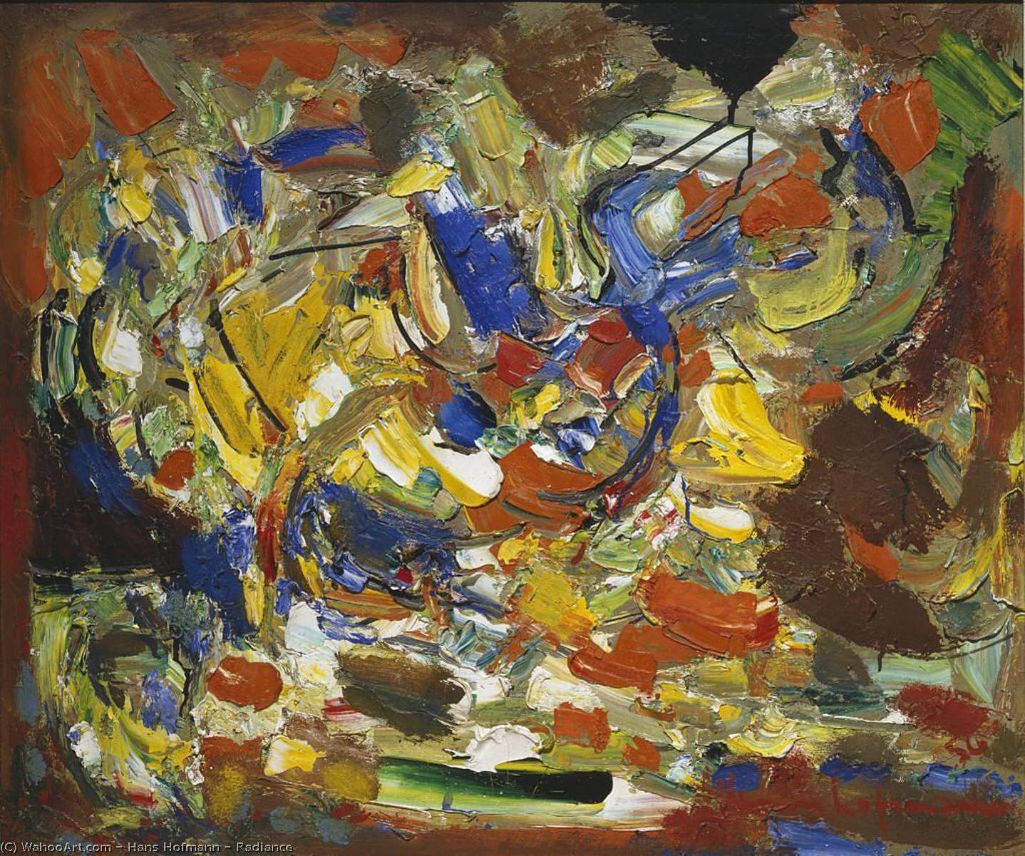 Get Art Reproductions Radiance, 1956 by Hans Hofmann (Inspired By ...