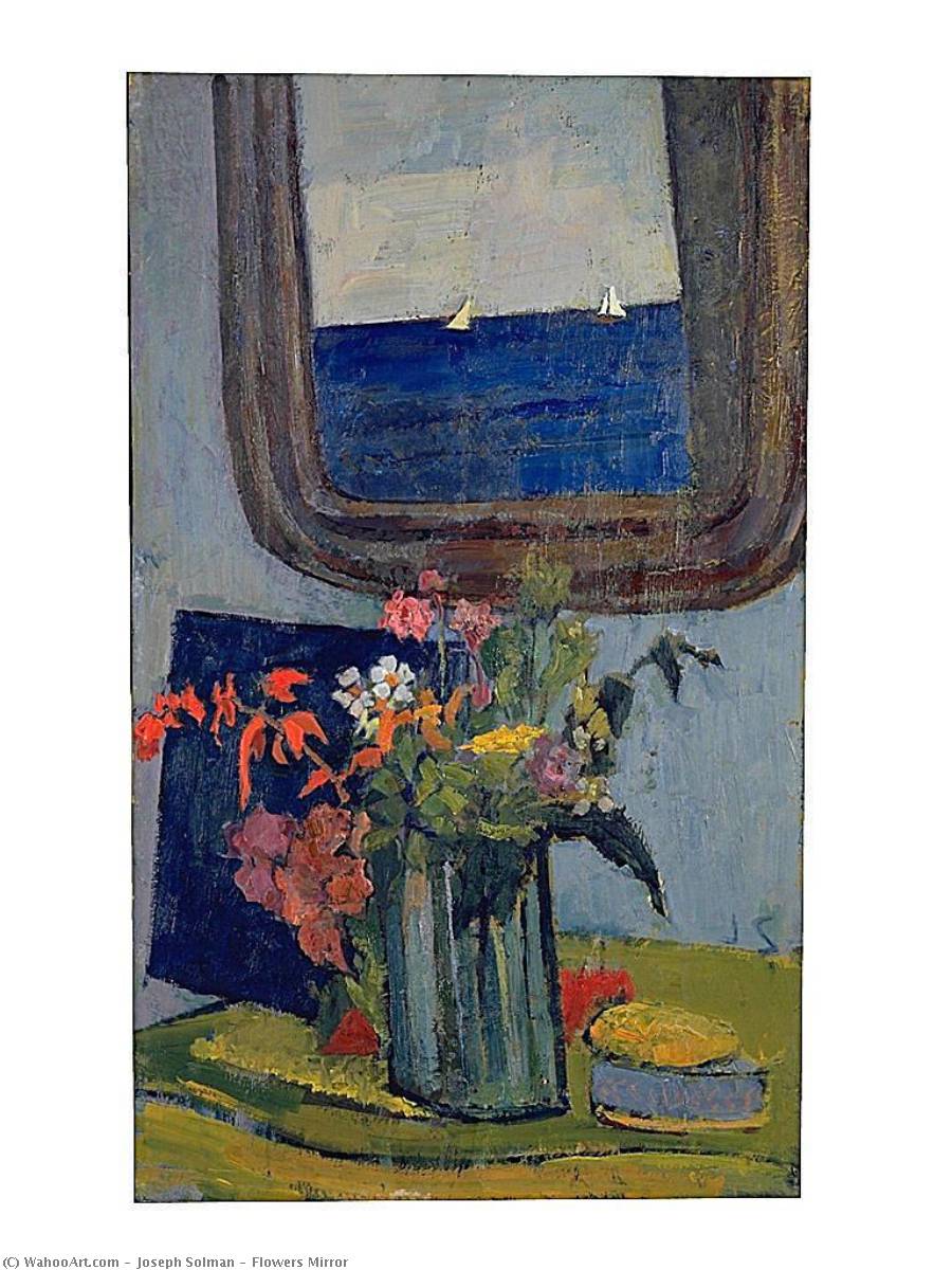 Flowers Mirror, 1954 by Joseph Solman (1909-2008) Joseph Solman ...