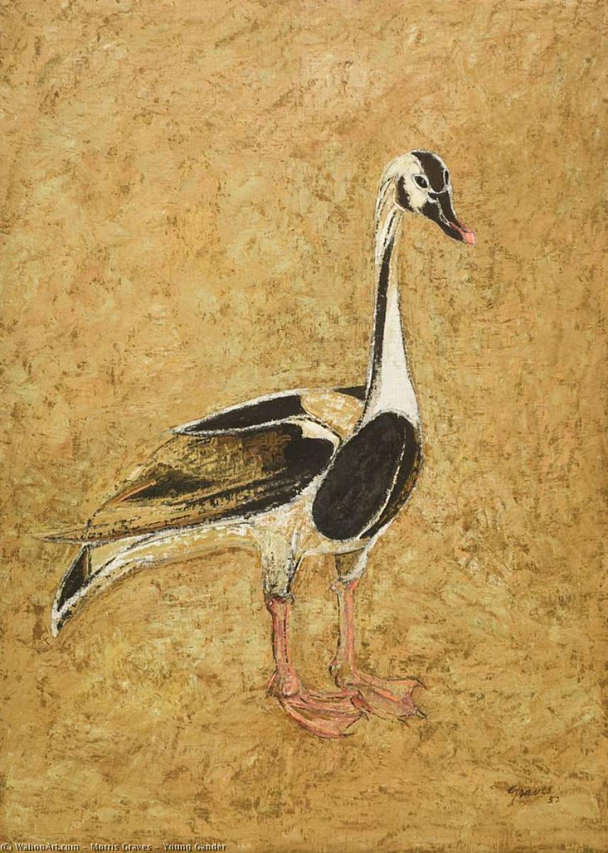 Young Gander, 1952 by Morris Graves (1910-2001) Morris Graves | ArtsDot.com