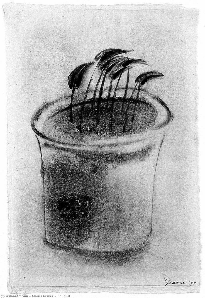 Bouquet, 1954 by Morris Graves (1910-2001) Morris Graves | ArtsDot.com