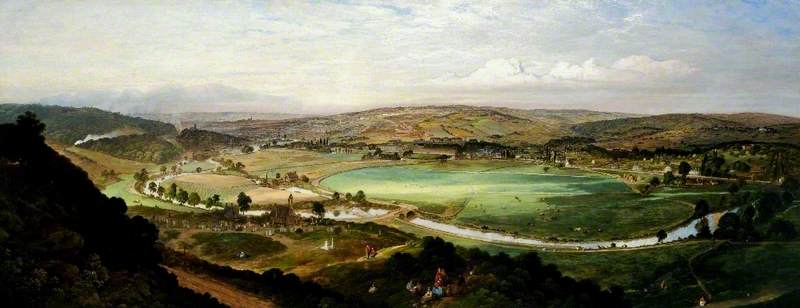 Get Paintings Reproductions Sheffield and the Valley of the Don, 1863 ...