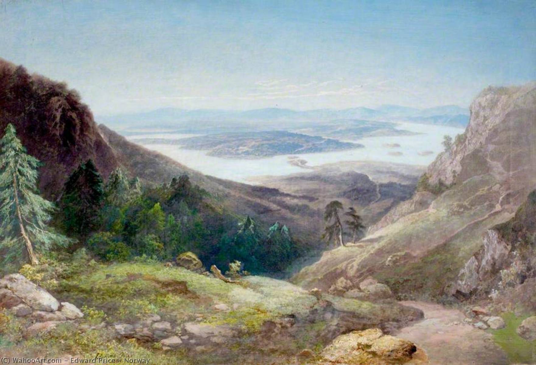 Artwork Replica Norway, 1881 by Edward Price (1800-1885) | ArtsDot.com