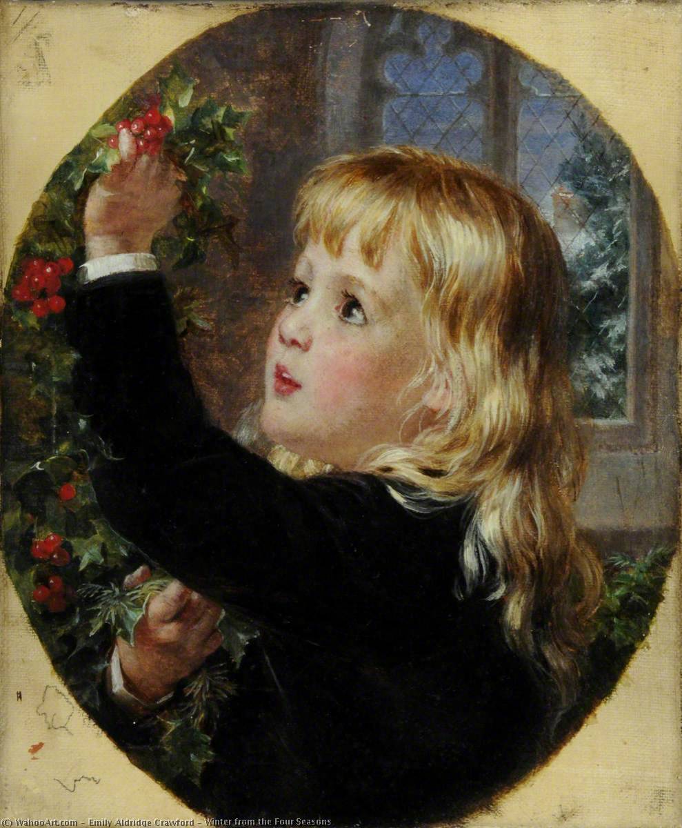 Artwork Replica Winter from the Four Seasons by Emily Aldridge Crawford ...