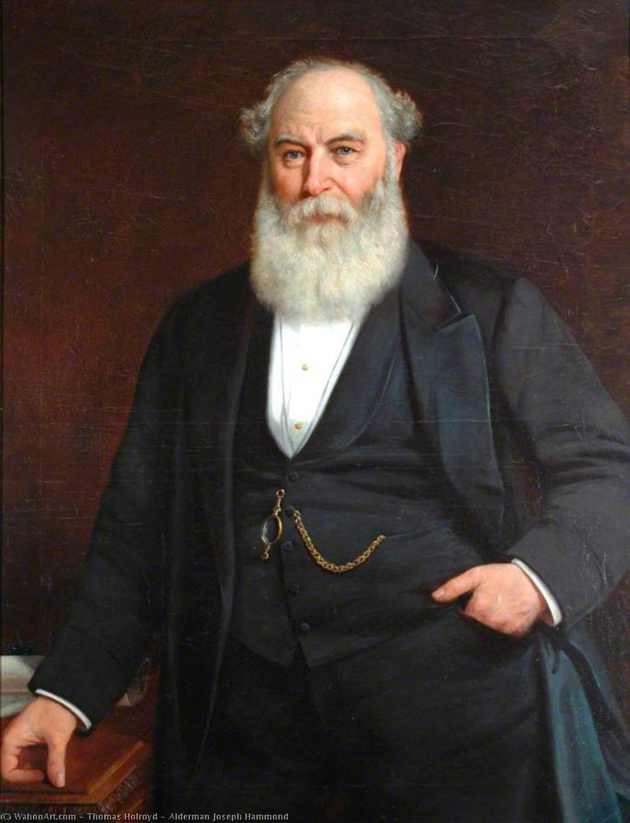Get Art Reproductions Alderman Joseph Hammond, 1883 by Thomas Holroyd ...