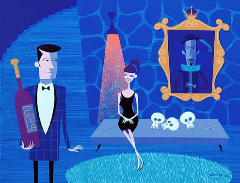 绅士呼叫者,第四次约会 通过 Josh Agle (Shag) Josh Agle (Shag) | ArtsDot.com