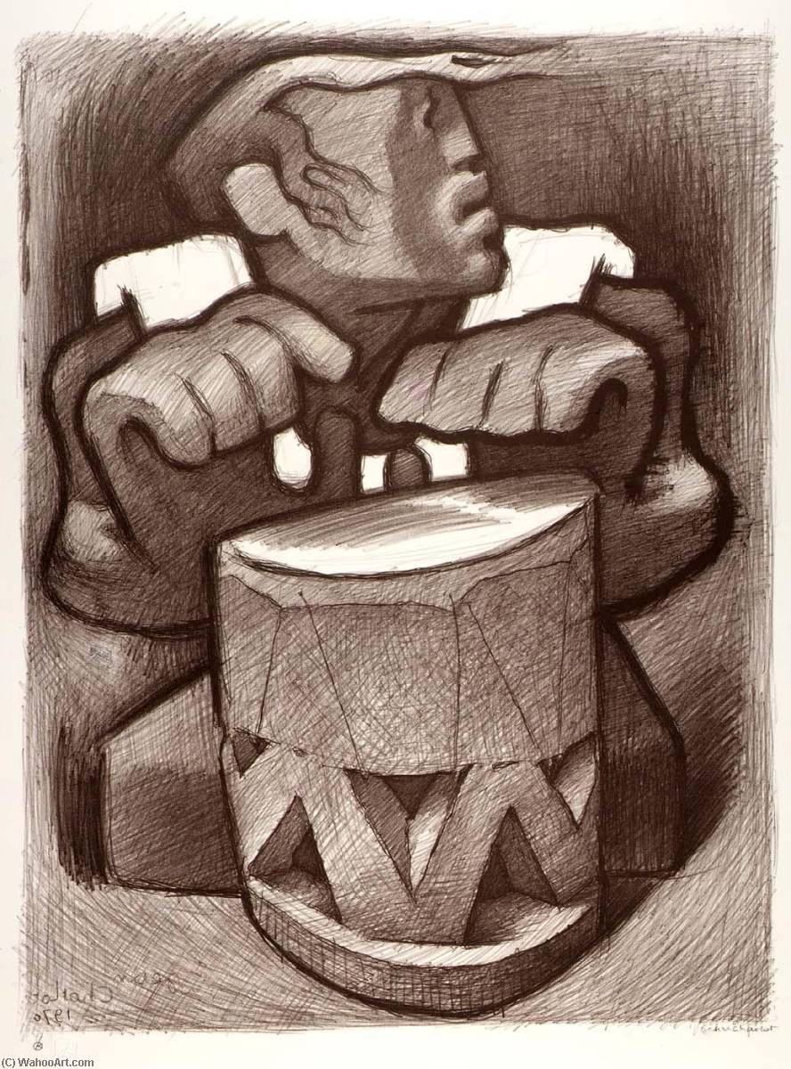 Get a print of Hawaiian Drummer - Jean Charlot