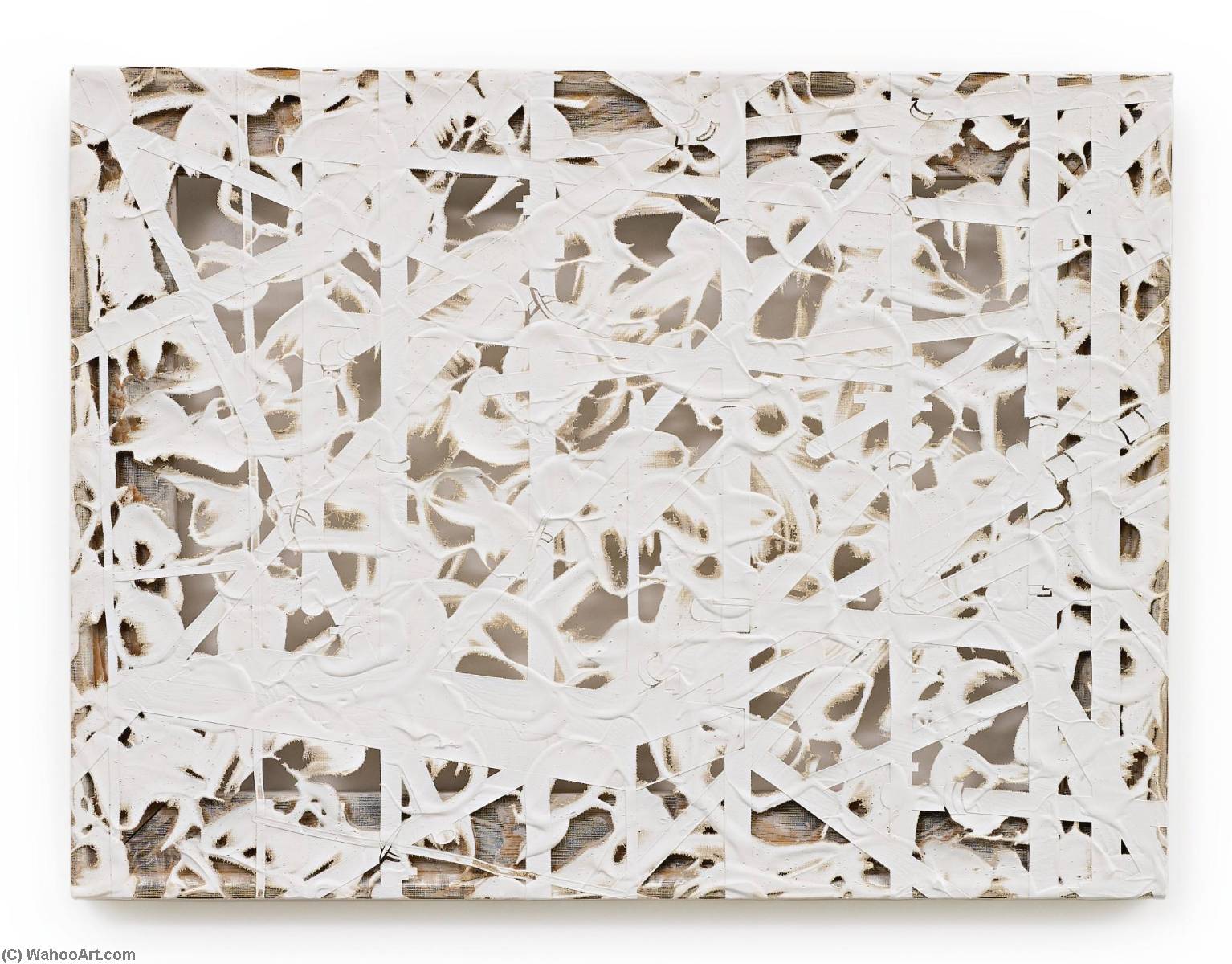 Buy a hand made painting of Study for Erosion (Scaffolding with Seating Platform) - analia saban