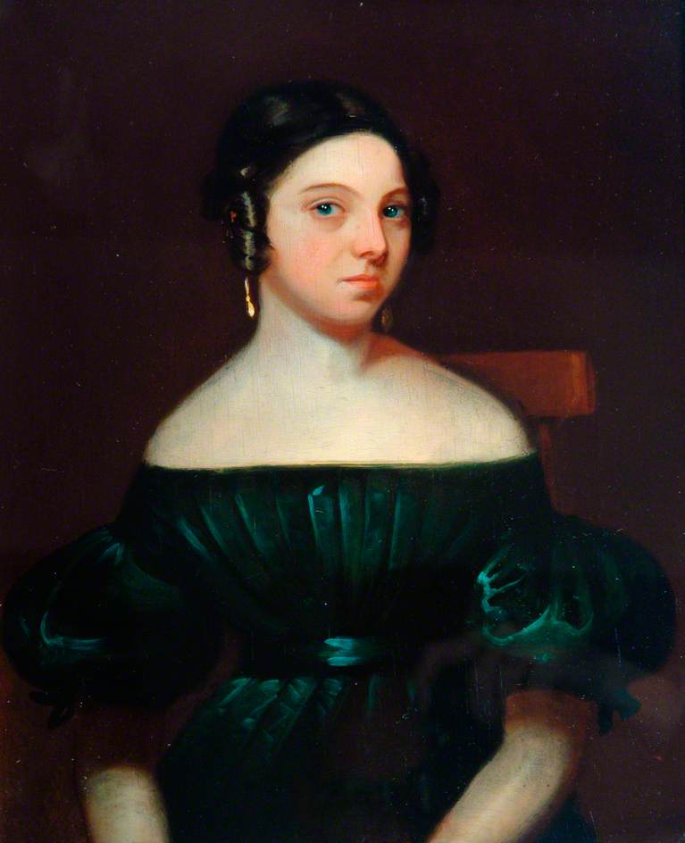 Buy a hand made painting of Margaret Hartley - patrick branwell brontë